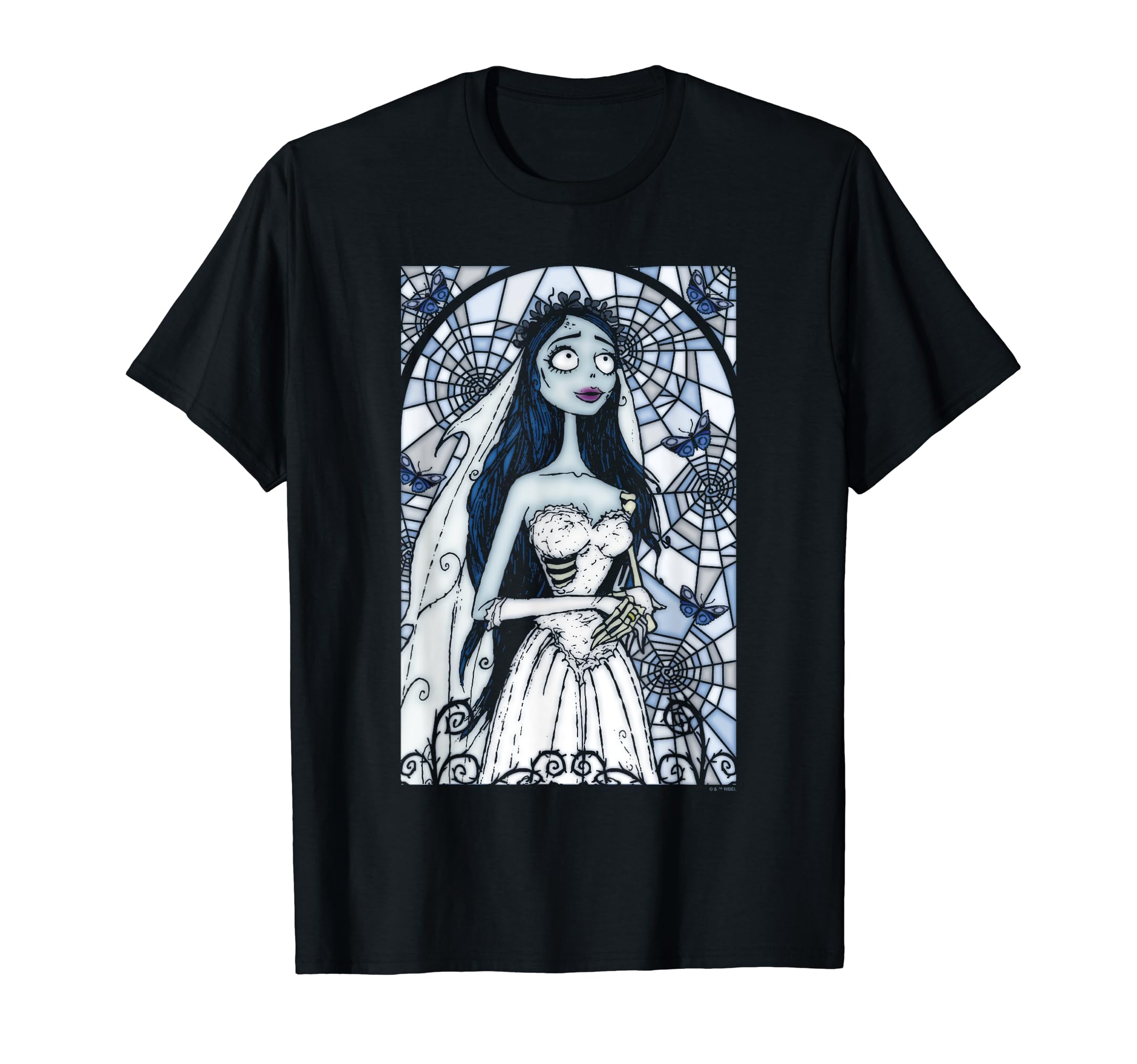 Amazon.com: Corpse Bride Emily Death Bride Stained Glass Frame Portrait ...