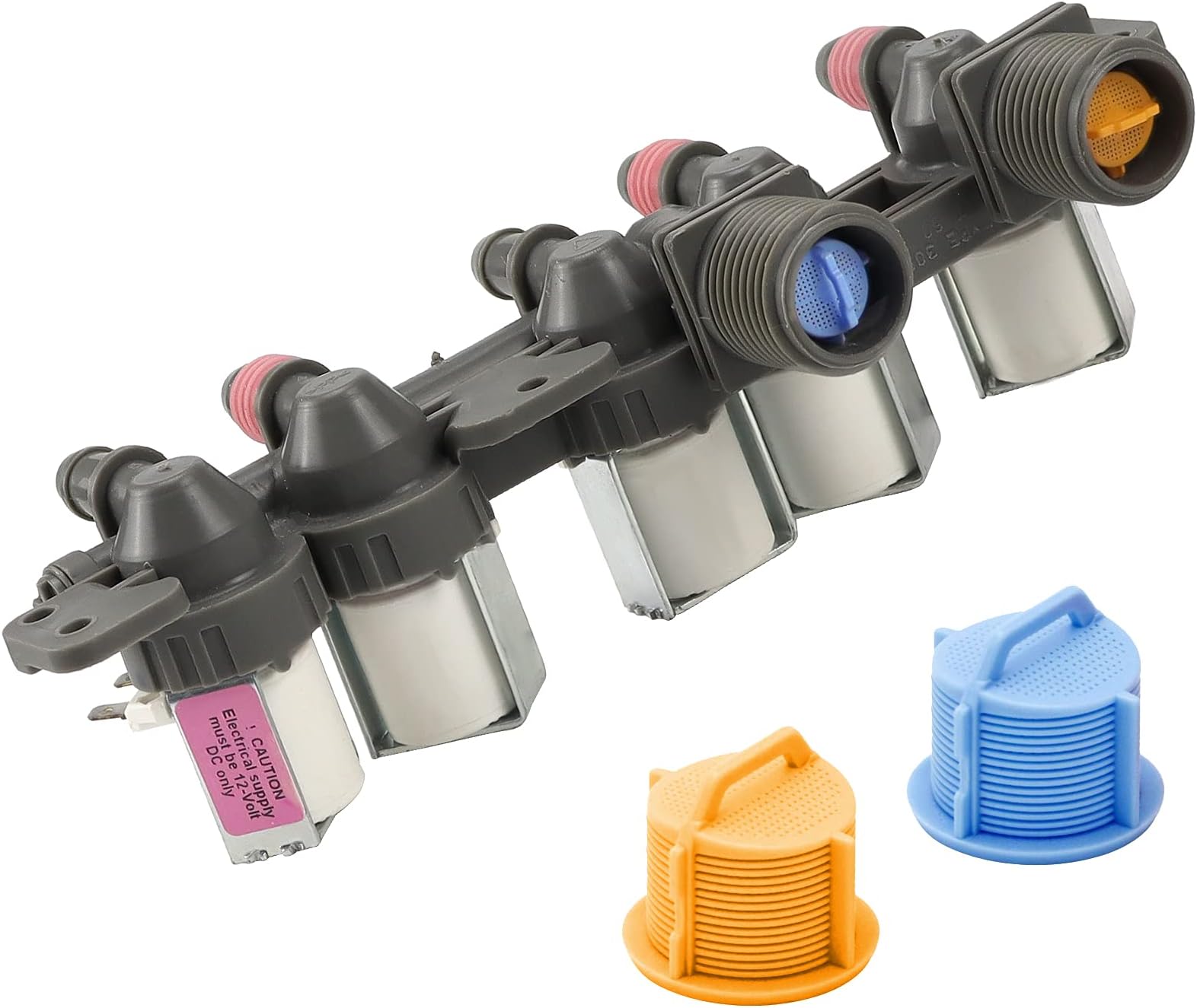 Amazon.com: LG AJU75152601 Genuine OEM Water Inlet Valve Assembly for ...