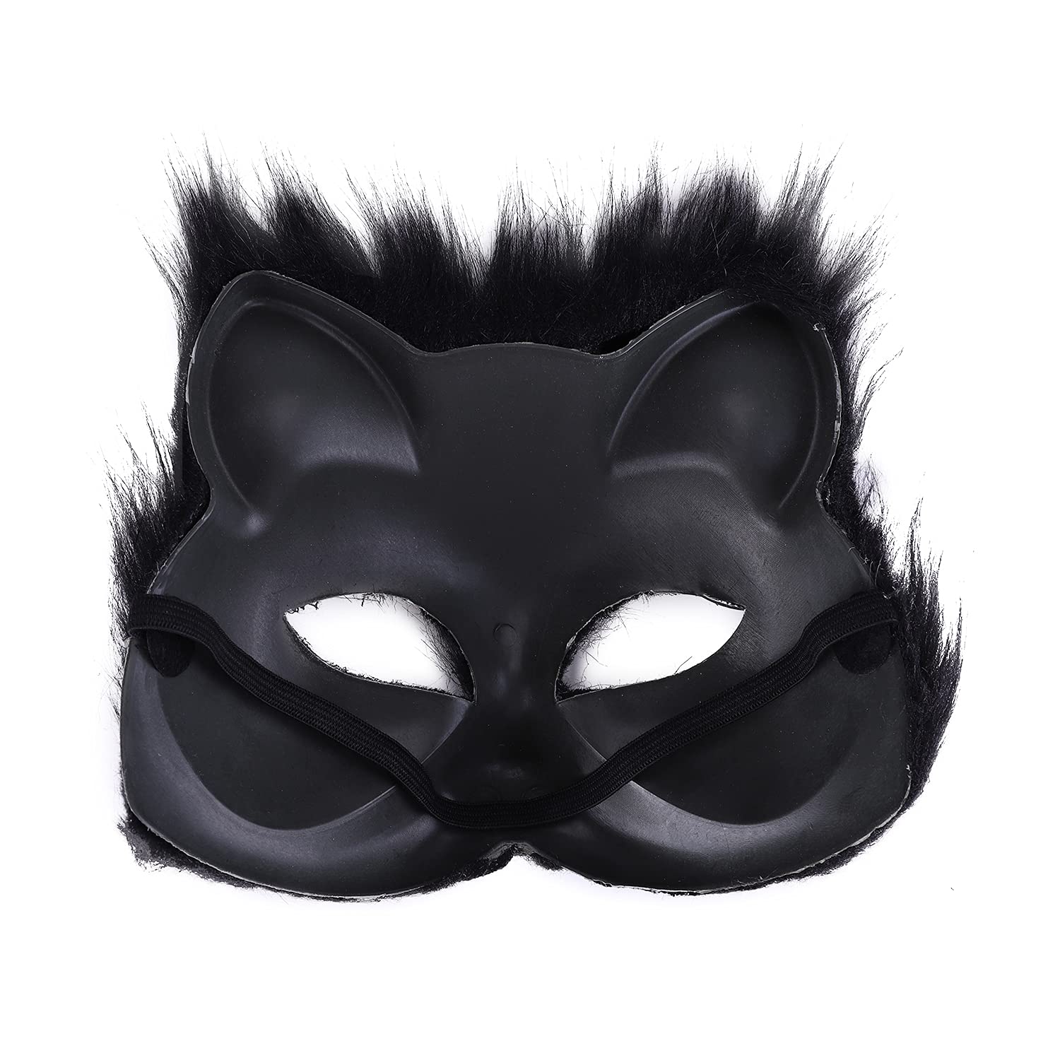 Therian Mask Furry Fox Mask Wolf Mask Cat Mask Halloween Half Face Mask ...