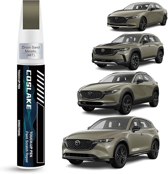 Amazon.com: COSLAKE Car Touch Up Paint(Zircon Sand Metallic(48T)) for ...