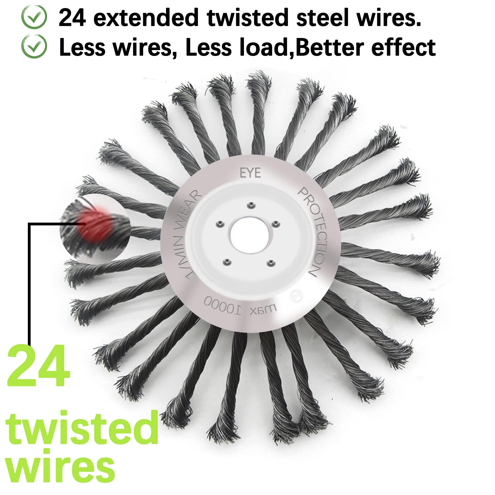 Snapklik.com : 2PCS 10IN Unbreakable Wired Trimmer Blade,Lightweight ...