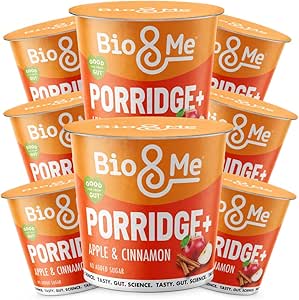 Bio&Me: Apple and Cinnamon Gut-Loving Porridge 8-Pack (8 x 65g pots ...