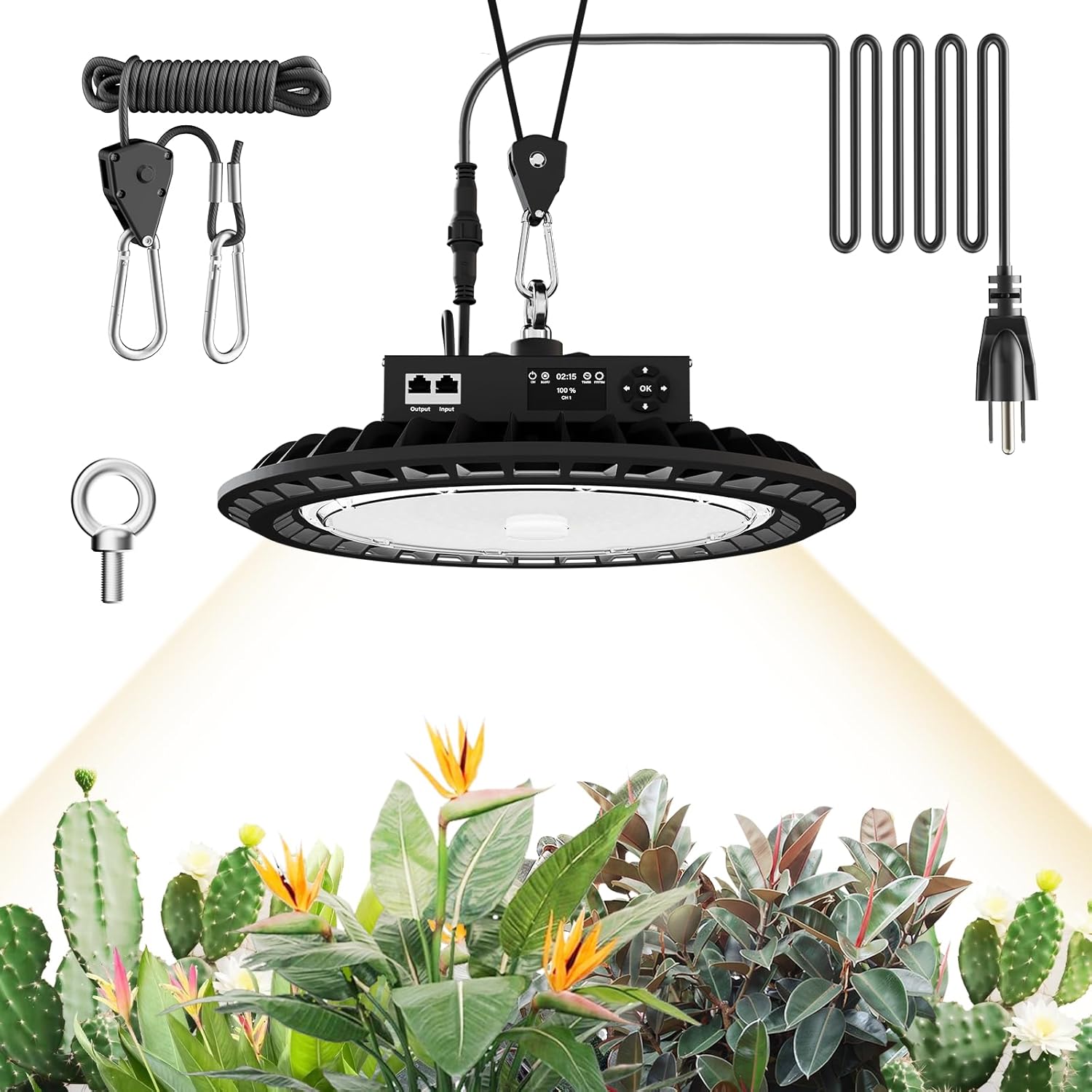 Amazon.com : AJABotanics Hanging Grow Light for Indoor Plants, Full ...