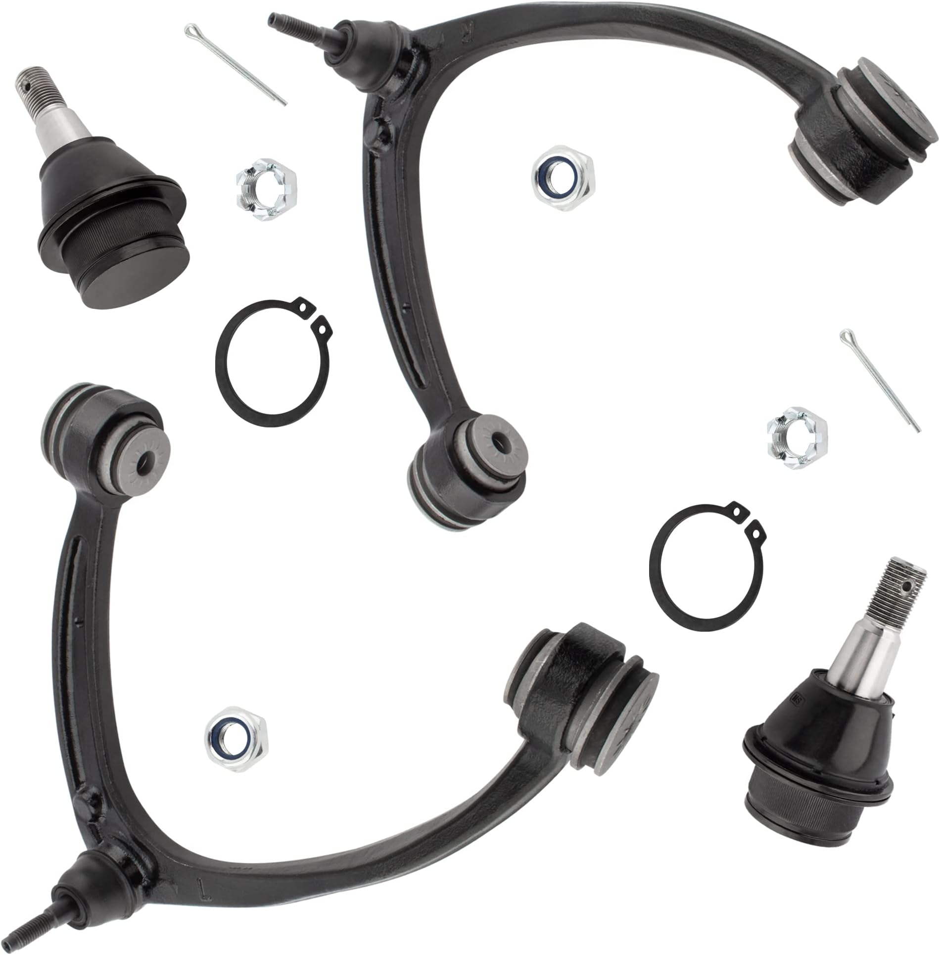 Amazon.com: BOXI Front Upper Steel Control Arms Lower Ball Joints Fitt ...