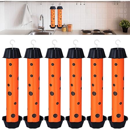 Stingmon 6 Pack Fly Trap Stick, Sticky Fly Trap Indoor/Outdoor, Flying ...