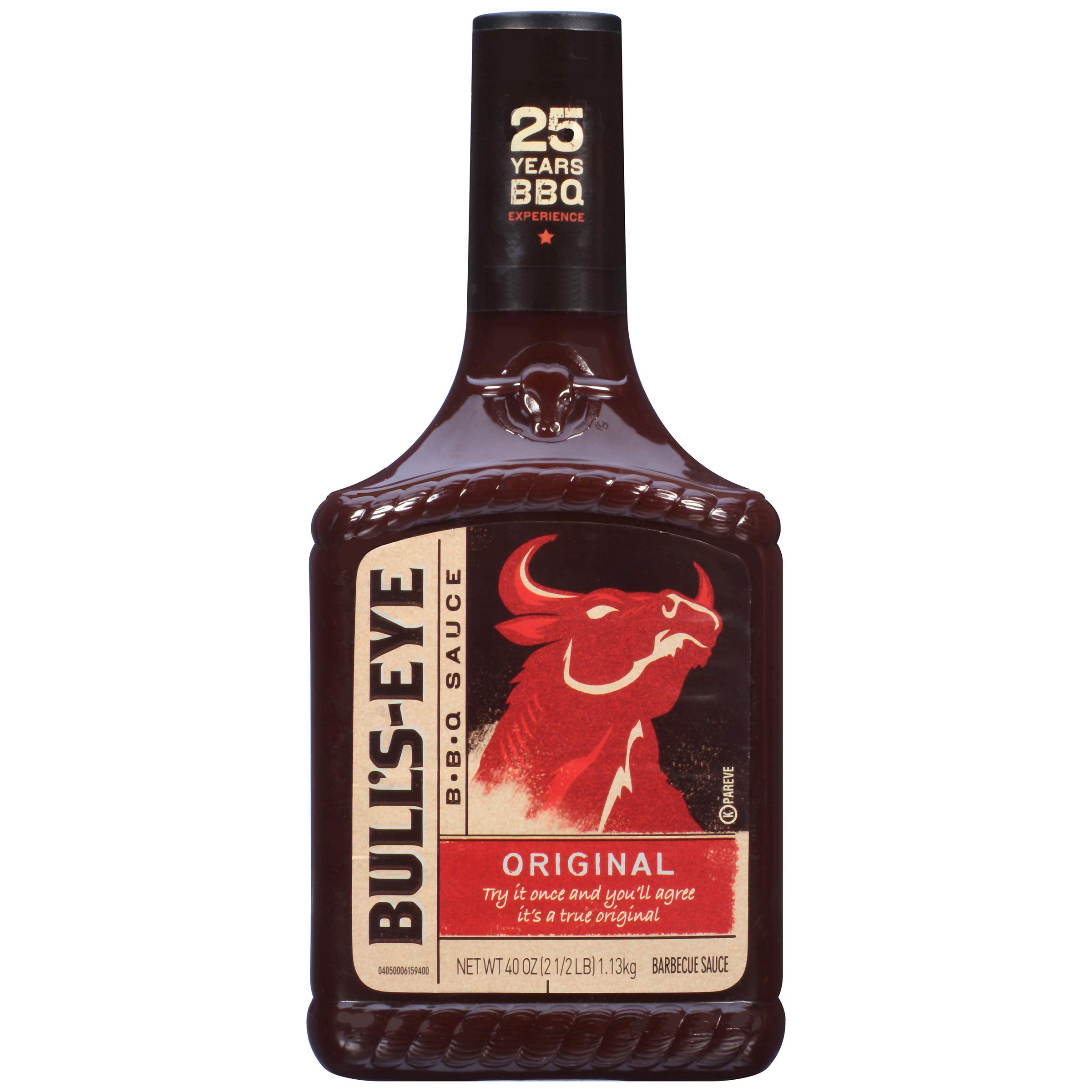 Buy Bull's-Eye Original BBQ Barbecue Sauce (6 ct Pack, 40 oz Bottles ...