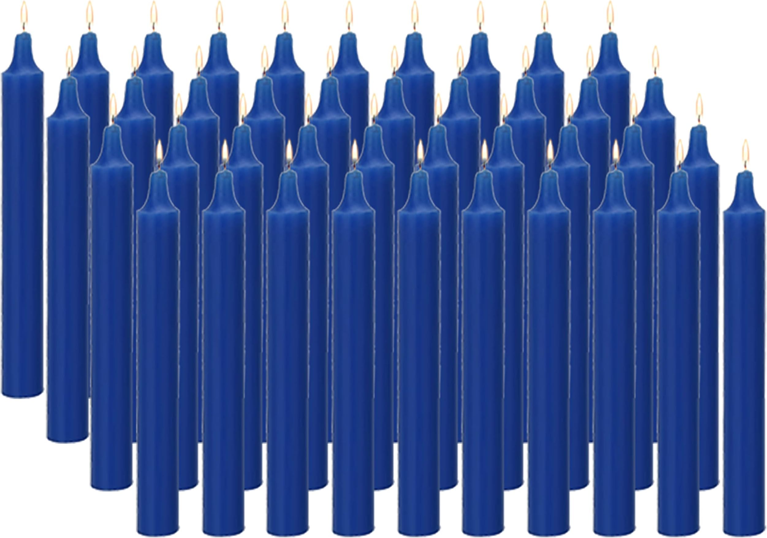 Amazon.com: Zest Candle 12-Piece Taper Candles, 6-Inch, Blue : Home ...