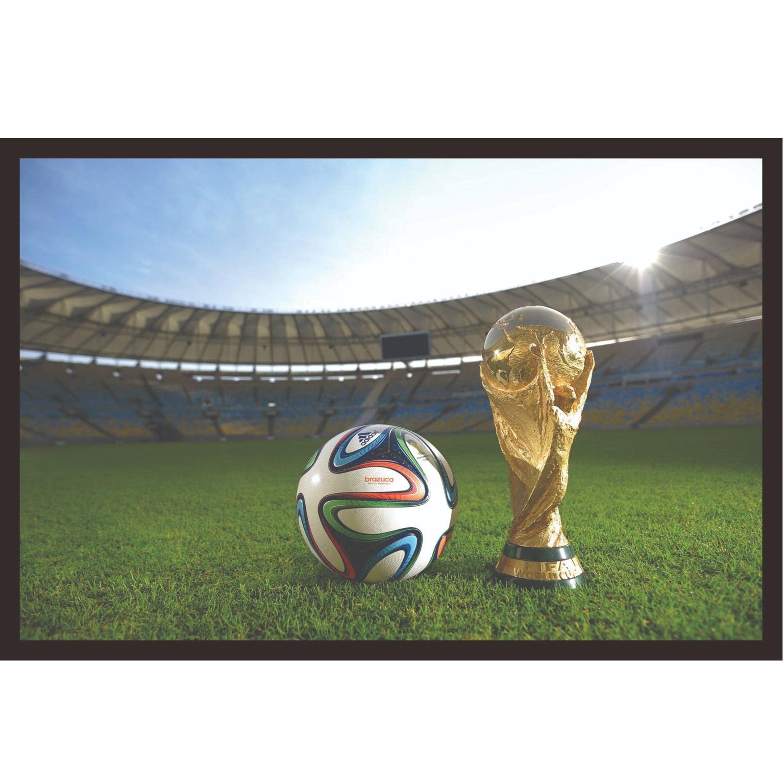Mad Masters FIFA Soccer Word Cup Trophy Framed Photo, Wall Hanging Home ...