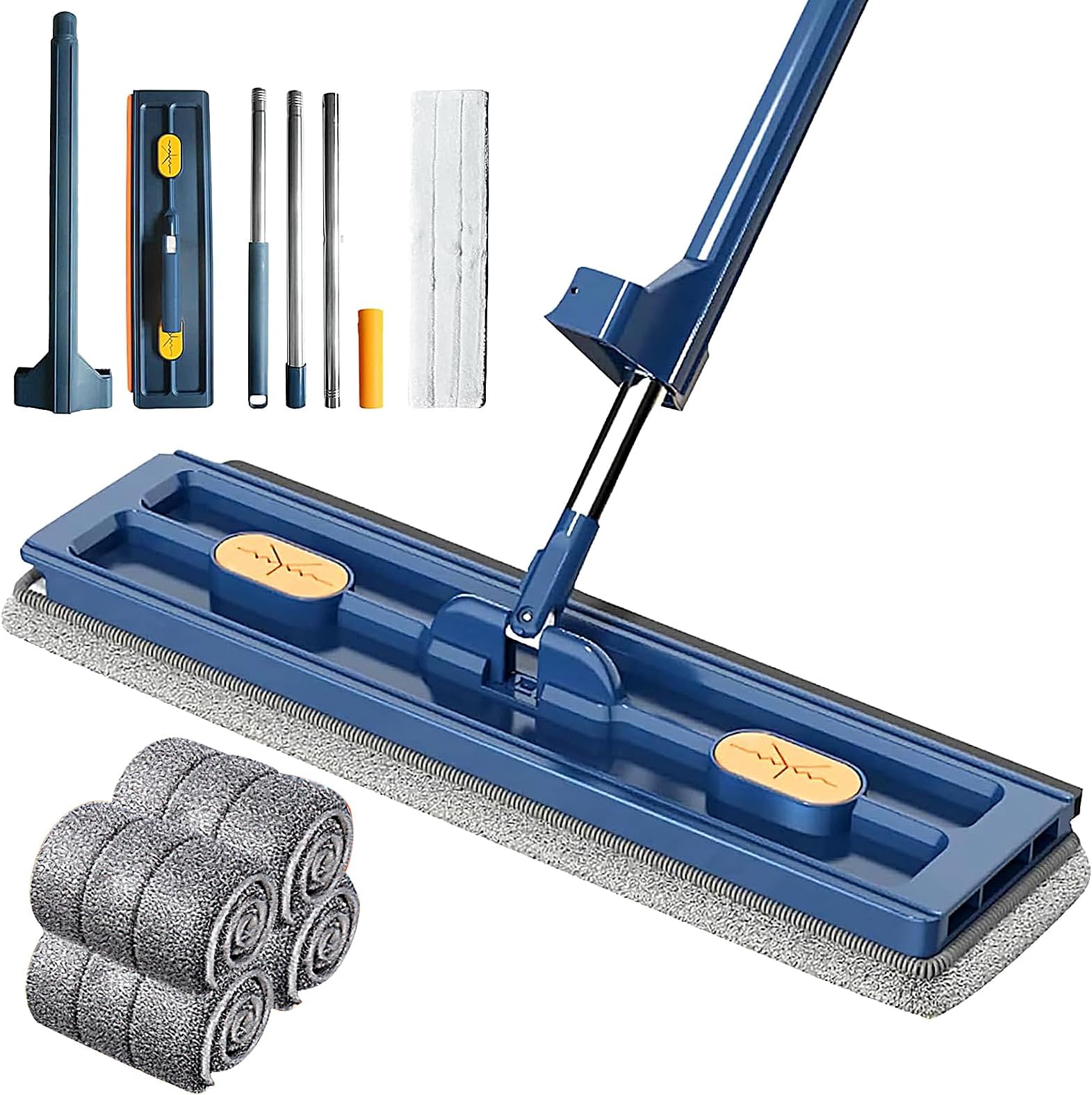 Großer Flachmopp Mit Auswringfunktion, Darryy Flachmopp, 360 ...