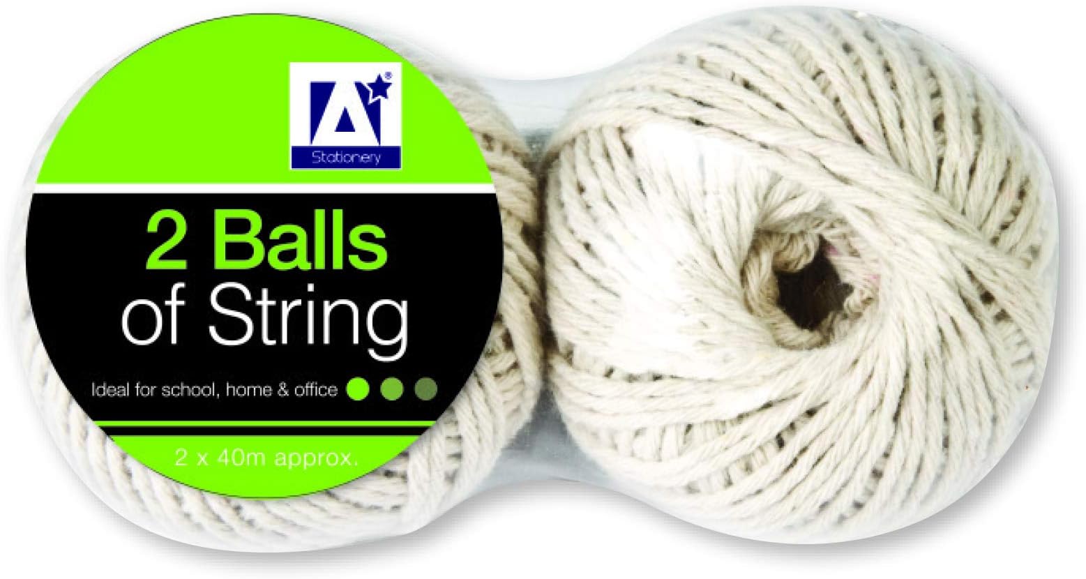 Tallon Just Stationery 100m String Ball - White, 5160/48 : Amazon.co.uk ...