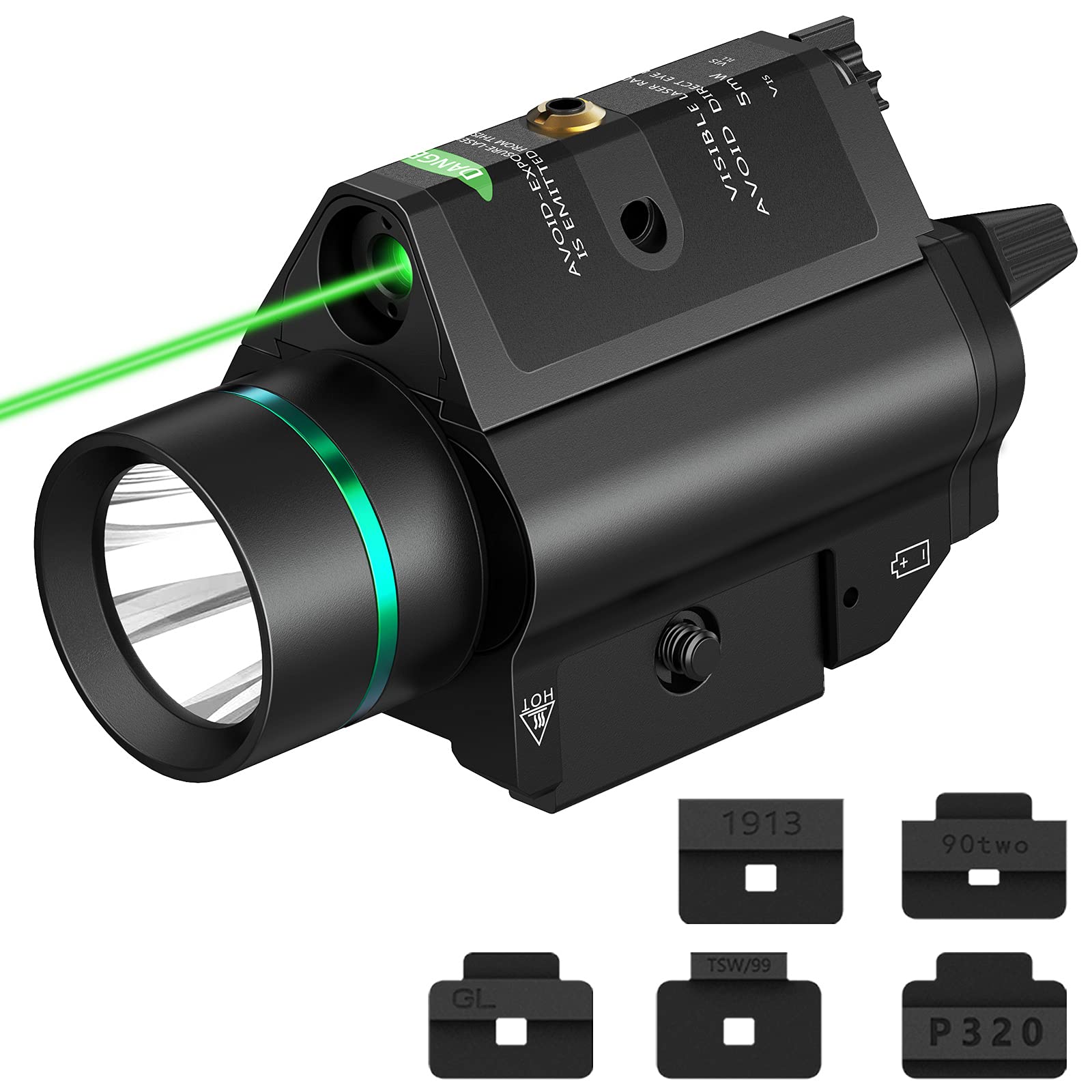 Ezshoot Pistol Laser Light Combo 200 Lumens Gun Flashlight Red ...
