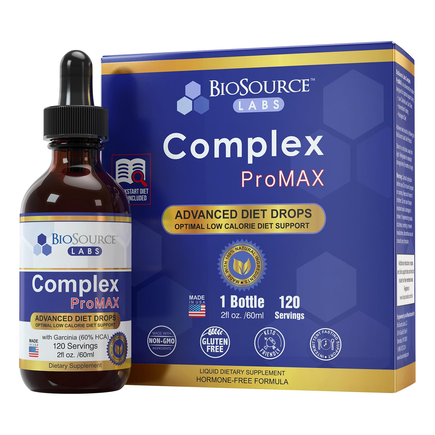 Amazon.com: BioSource Labs Complex ProMAX Premium Diet Drops (1 x 2 oz ...