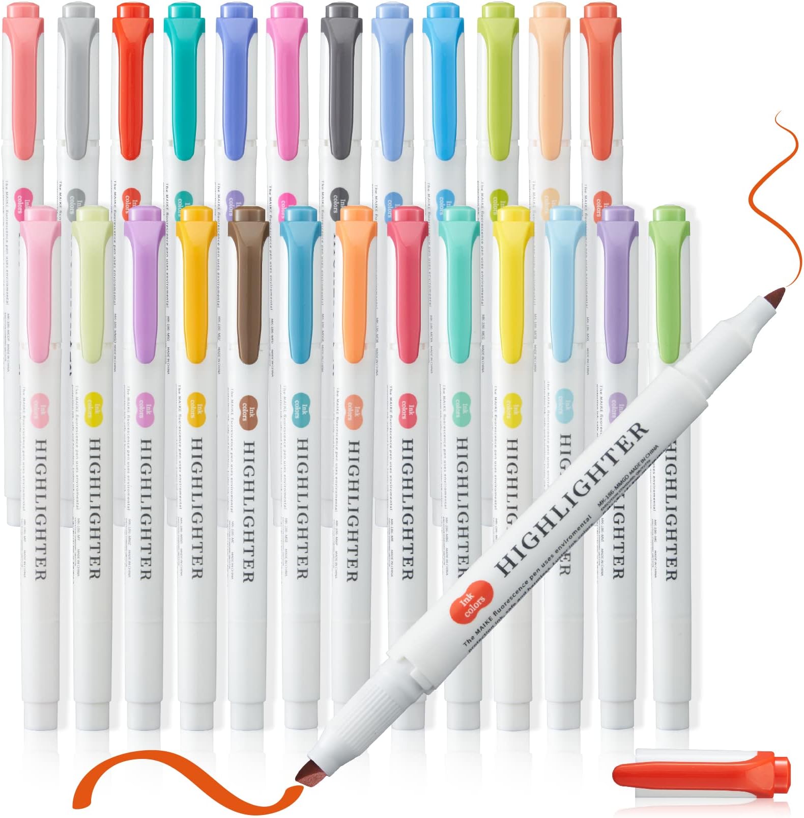 Amazon.com : Shuttle Art 30 Colors Highlighters, Pastel Highlighter ...