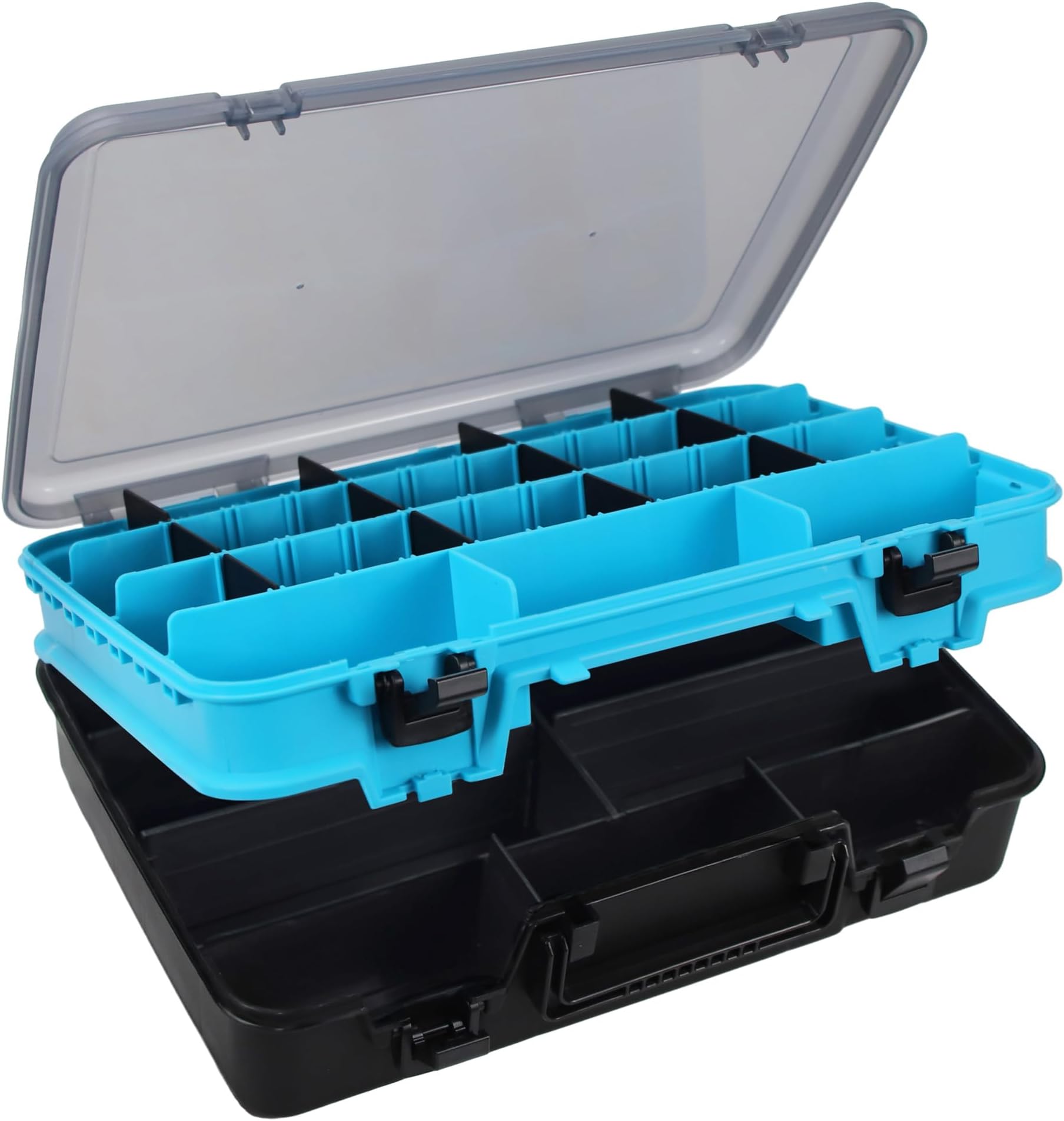 Amazon.com: Samaka Double Sided Tackle Box Organizer Fishing Tackle ...