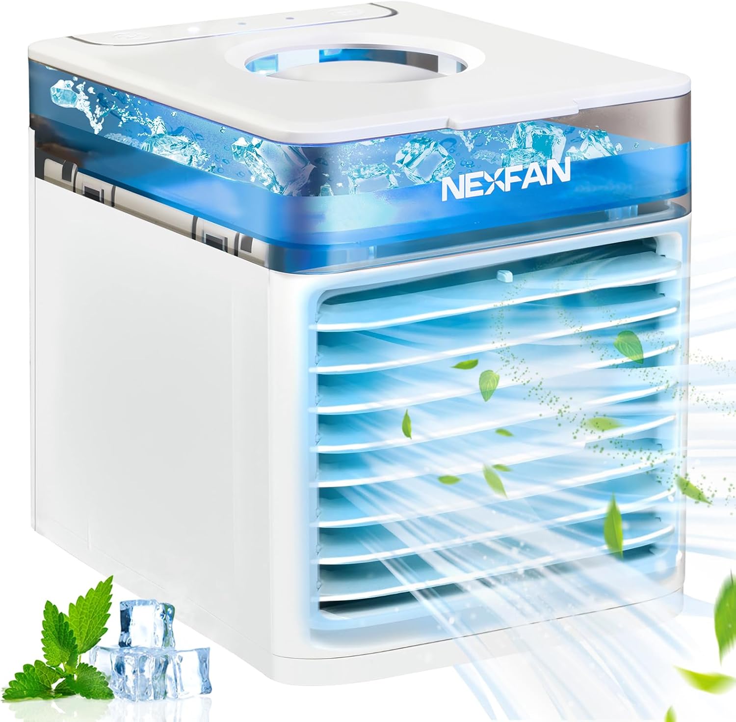 Evaporative Air Cooler, Portable Space Cooler, Air Cooler Desk Fan ...