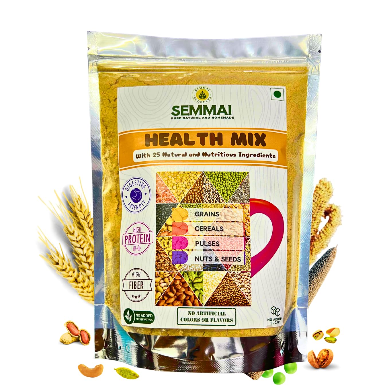 SEMMAI 500g Health Mix with 25 Natural and Nutritious Ingredients ...