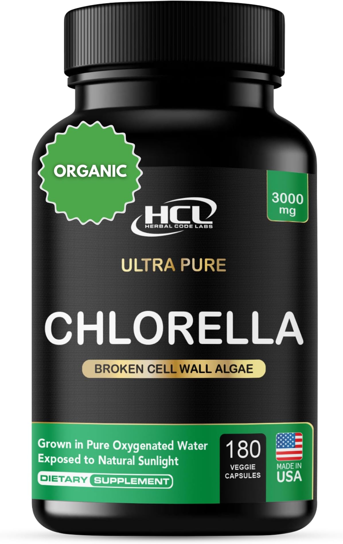 Amazon.com: Piping Rock Chlorella | 1000mg | 120 Tablets | Blue-Green ...