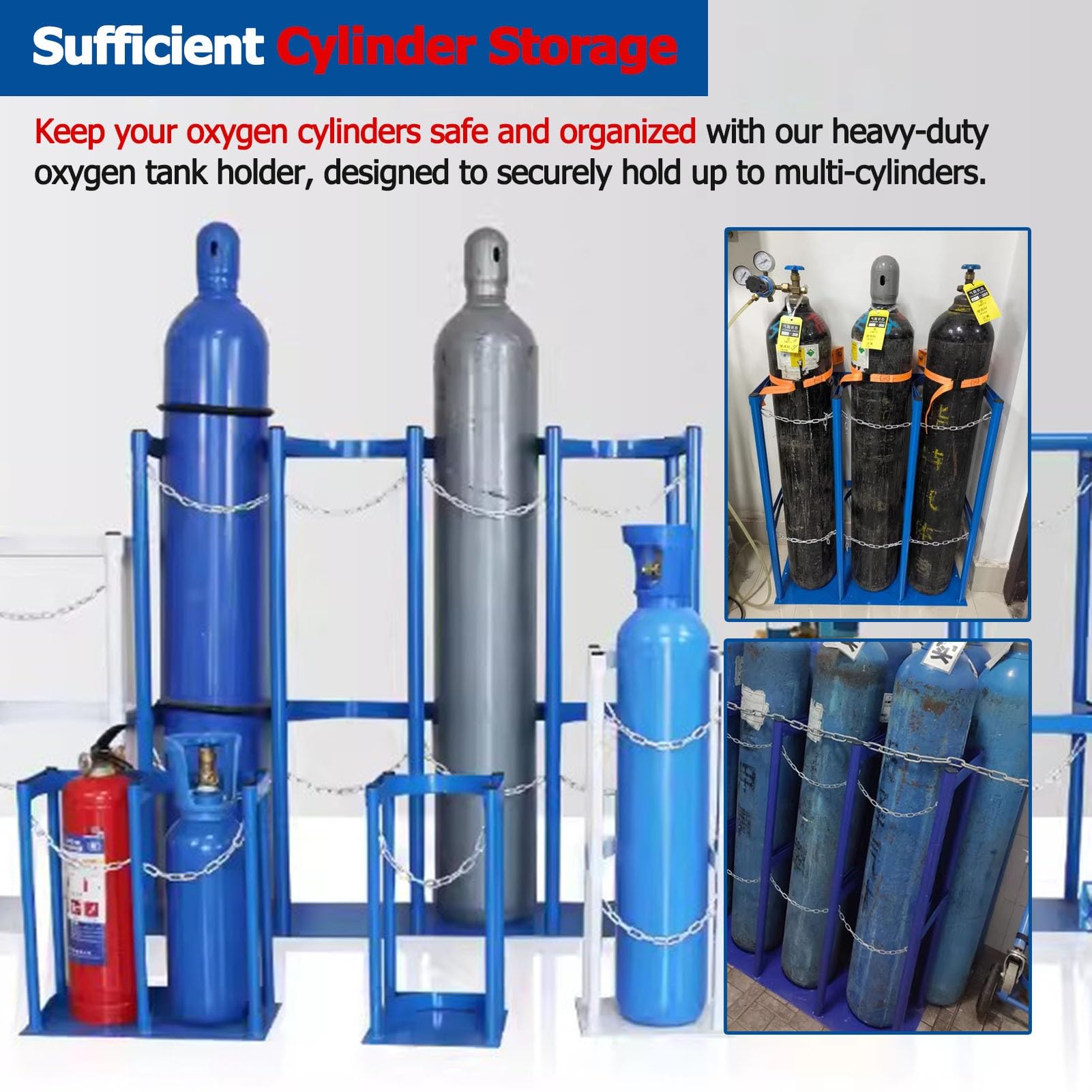 Oxygen Cylinder Storage Medical Cylinder Storage – Seltek Warehouse