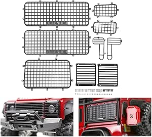 Amazon.com: SUNGOOYUE RC Metal Window Mesh, Simulation Prevent ...