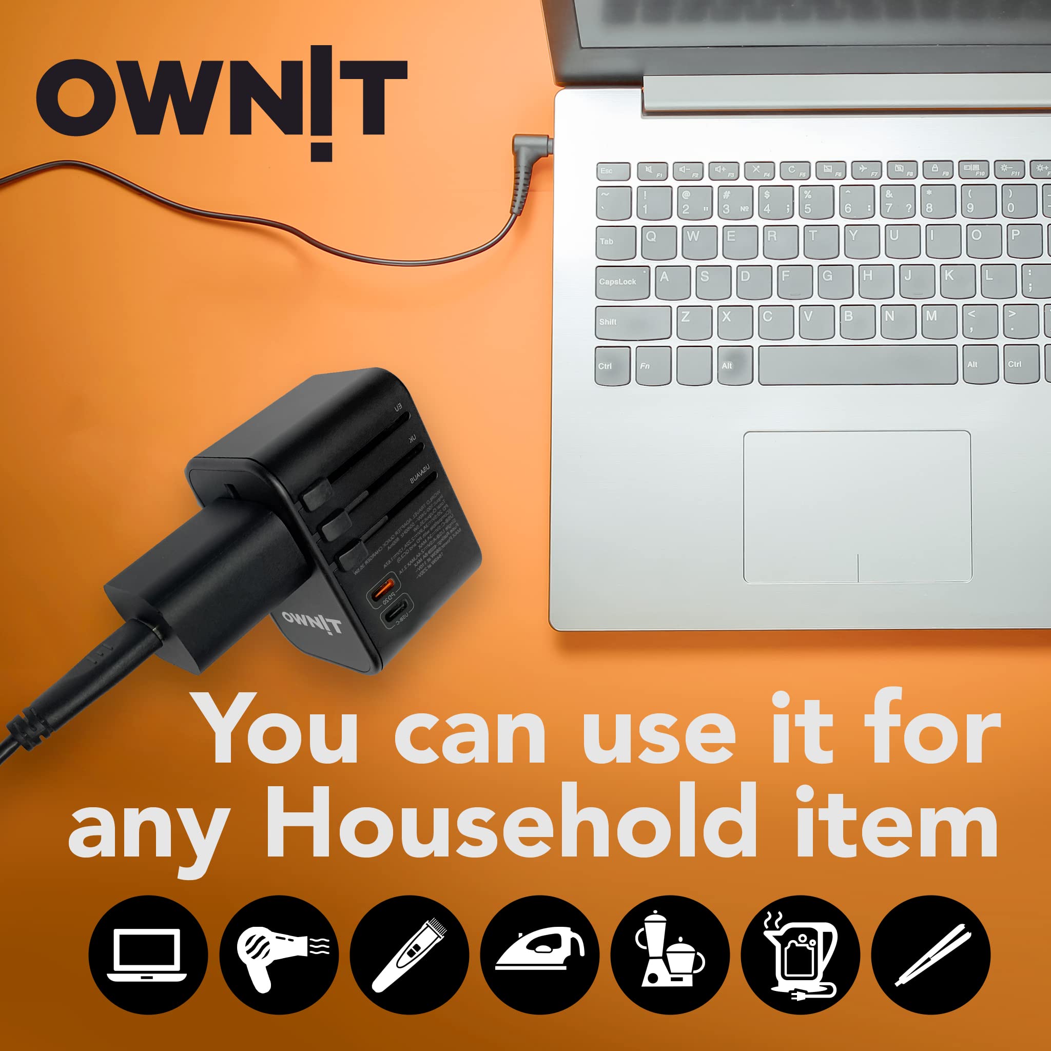 OWNIT 35 5W PD Universal Travel Adapter International Adapter With