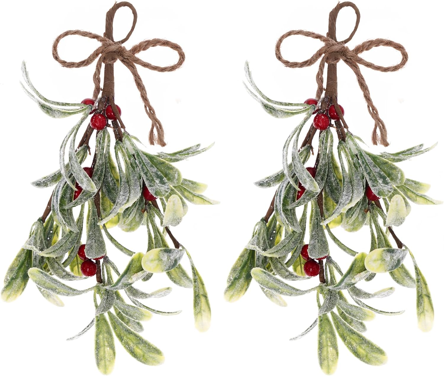 Amazon.com: JTYKUYR 2 PCS Mistletoe Christmas Decor Artificial ...