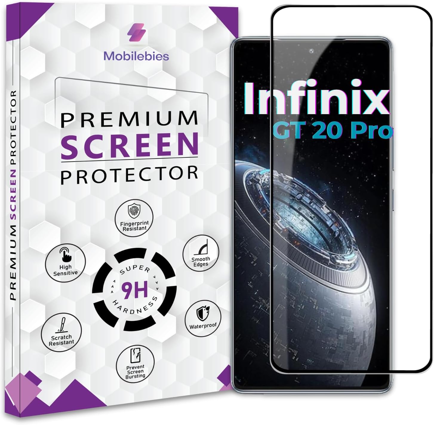 STP FEEL Premium Tempered Glass Screen Protector Guard For Infinix Gt ...