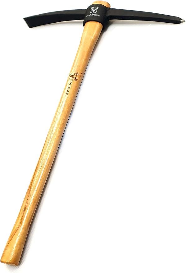Staplefords Reinforced Steel Pick Axe with Shock Absorbing Hardwood ...
