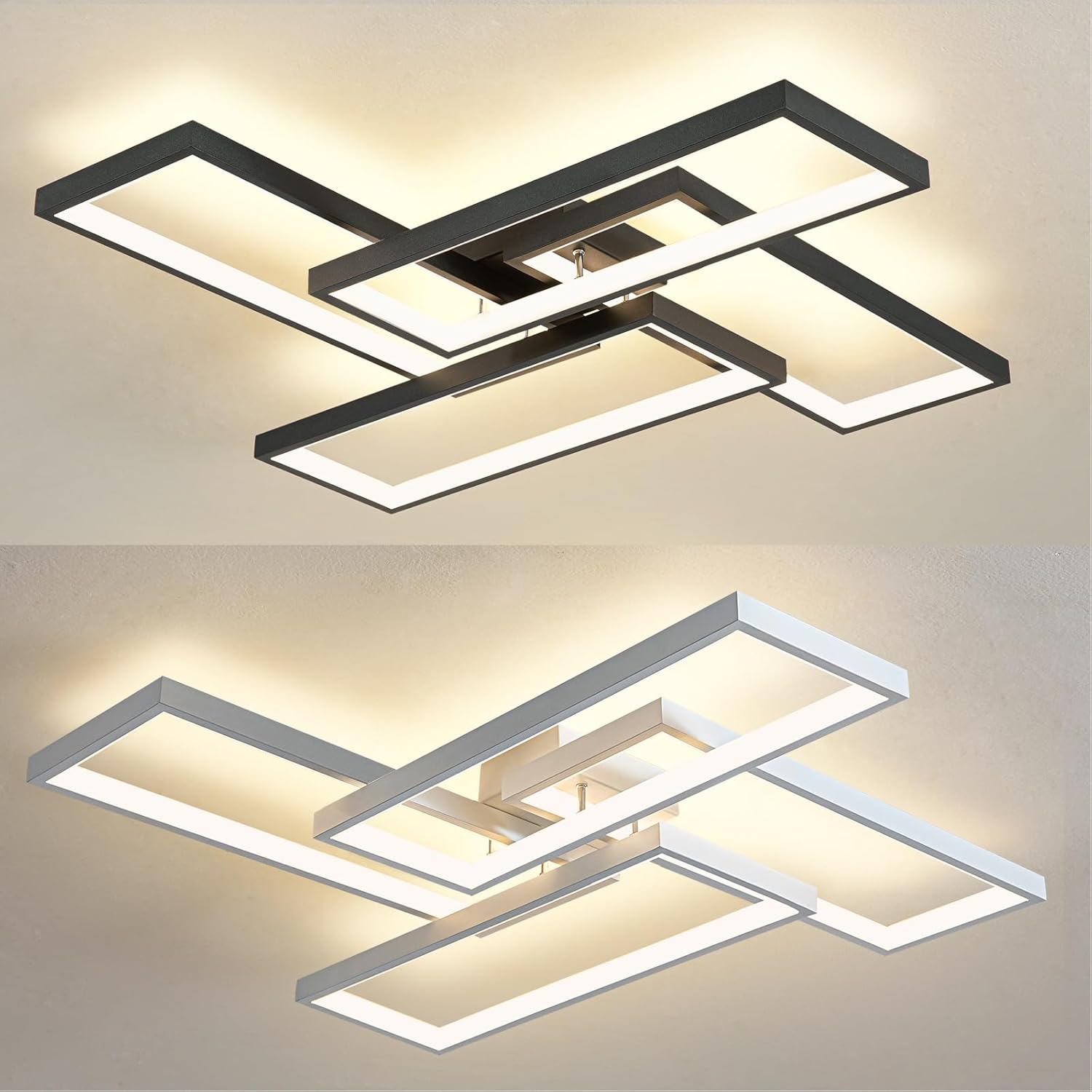 Shine LUEST Modern Ceiling Light 26“ LED Ceiling Light Modern Light ...