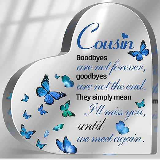 Amazon.com: Sympathy Memorial Gifts for Loss of Cousin, Loss of Cousin ...