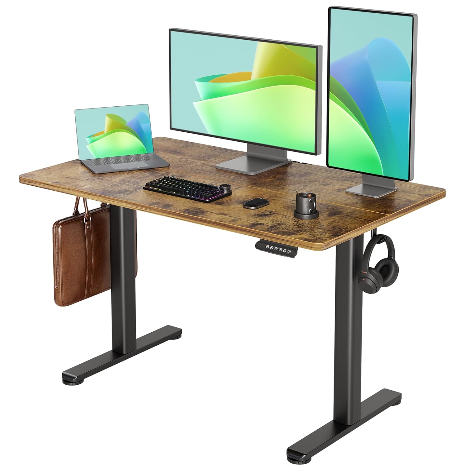 Amazon.com: INNOVAR Electric Standing Desk, Adjustable Height Stand up ...