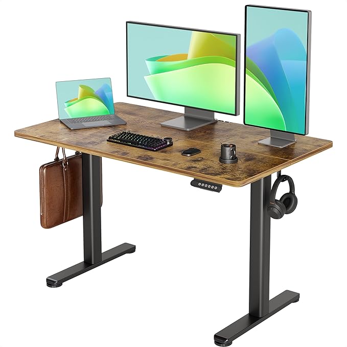 Amazon.com: INNOVAR Electric Standing Desk, Adjustable Height Stand up ...