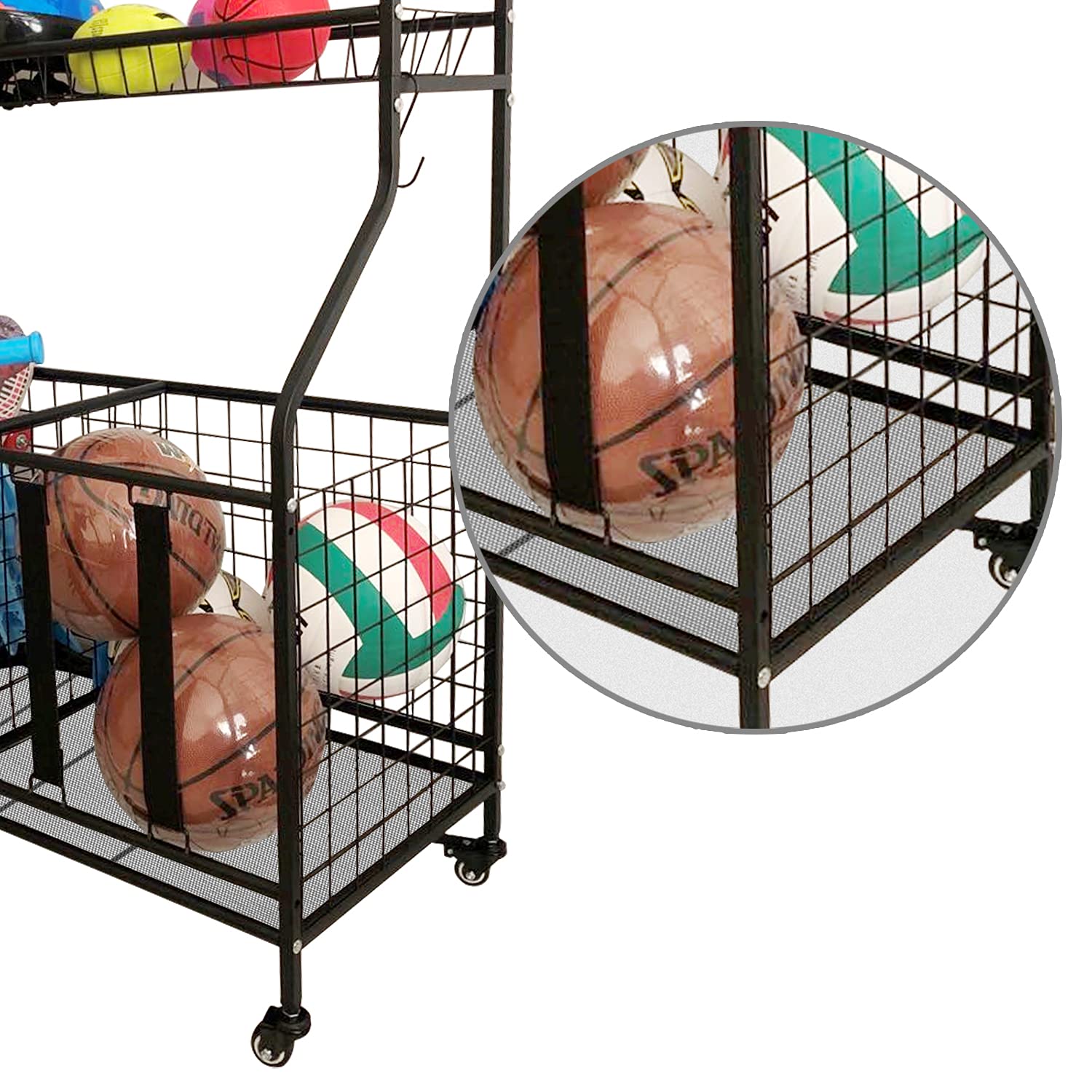 Omreid Garage Storage System, Garage Sports Equipment Oganizer With ...