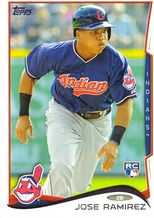 Amazon.com: 2014 Topps Baseball #424 Jose Ramirez Rookie Card ...