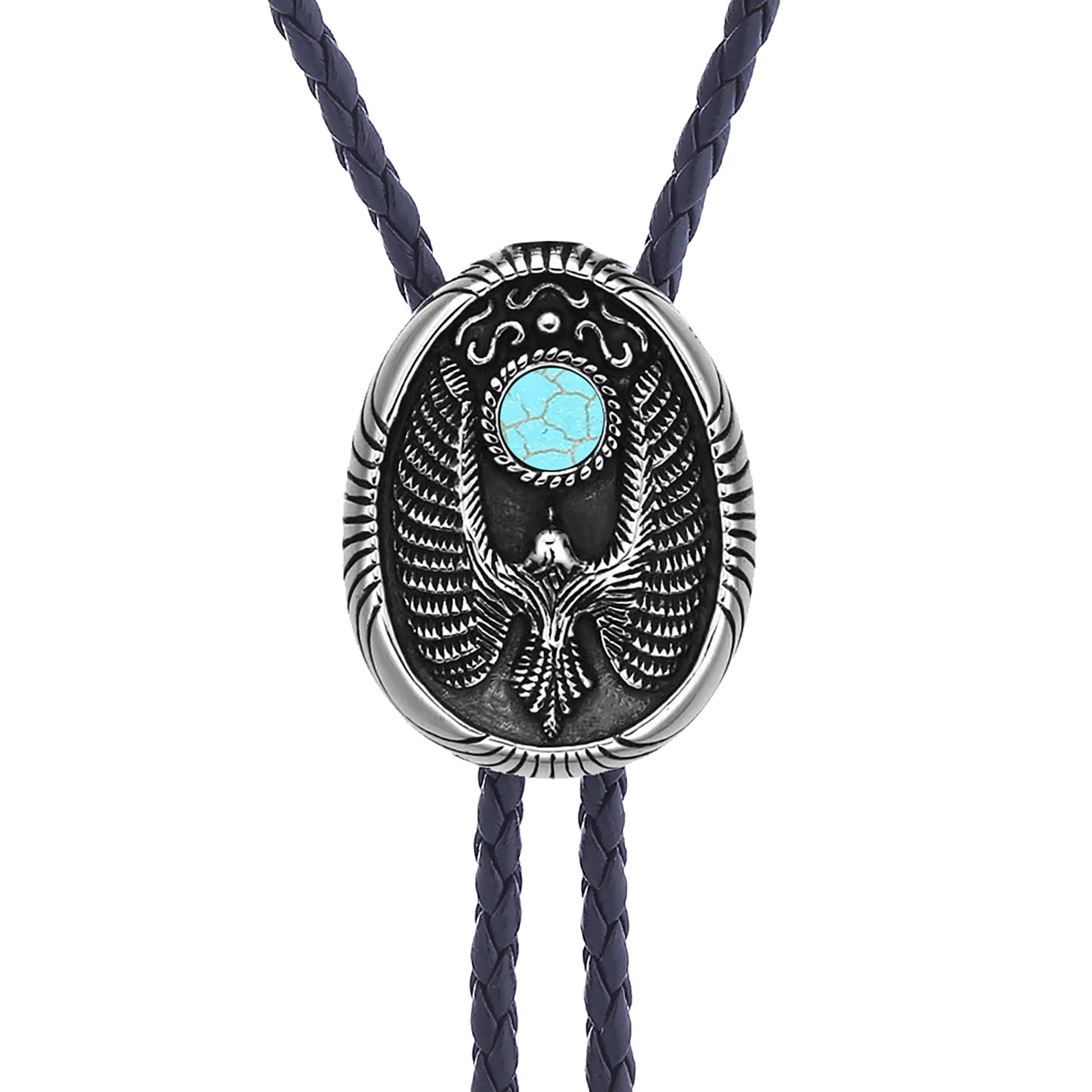 Snapklik.com : Bolo Tie For Men Vintage Turquoise Bolo Tie Native ...