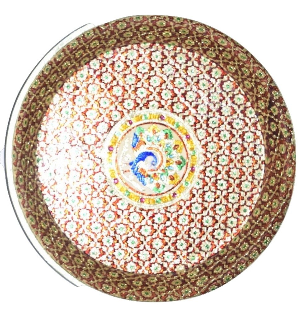 Wedding décor mayur plate : Amazon.in: Home & Kitchen