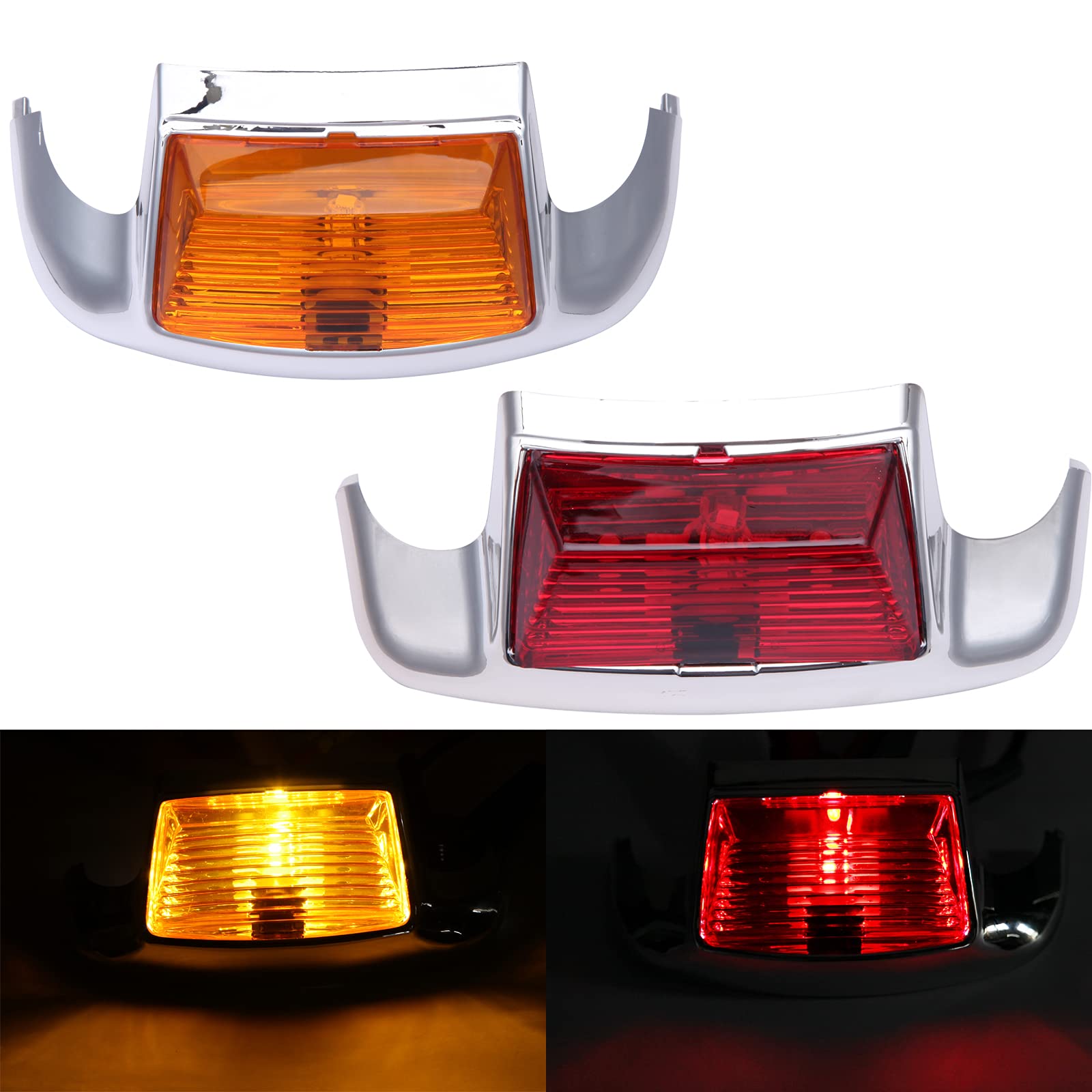 Vintage Harley Front Fender Lights