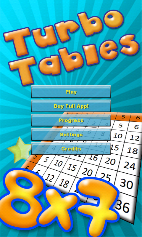 Turbo Tables Free - App on Amazon Appstore