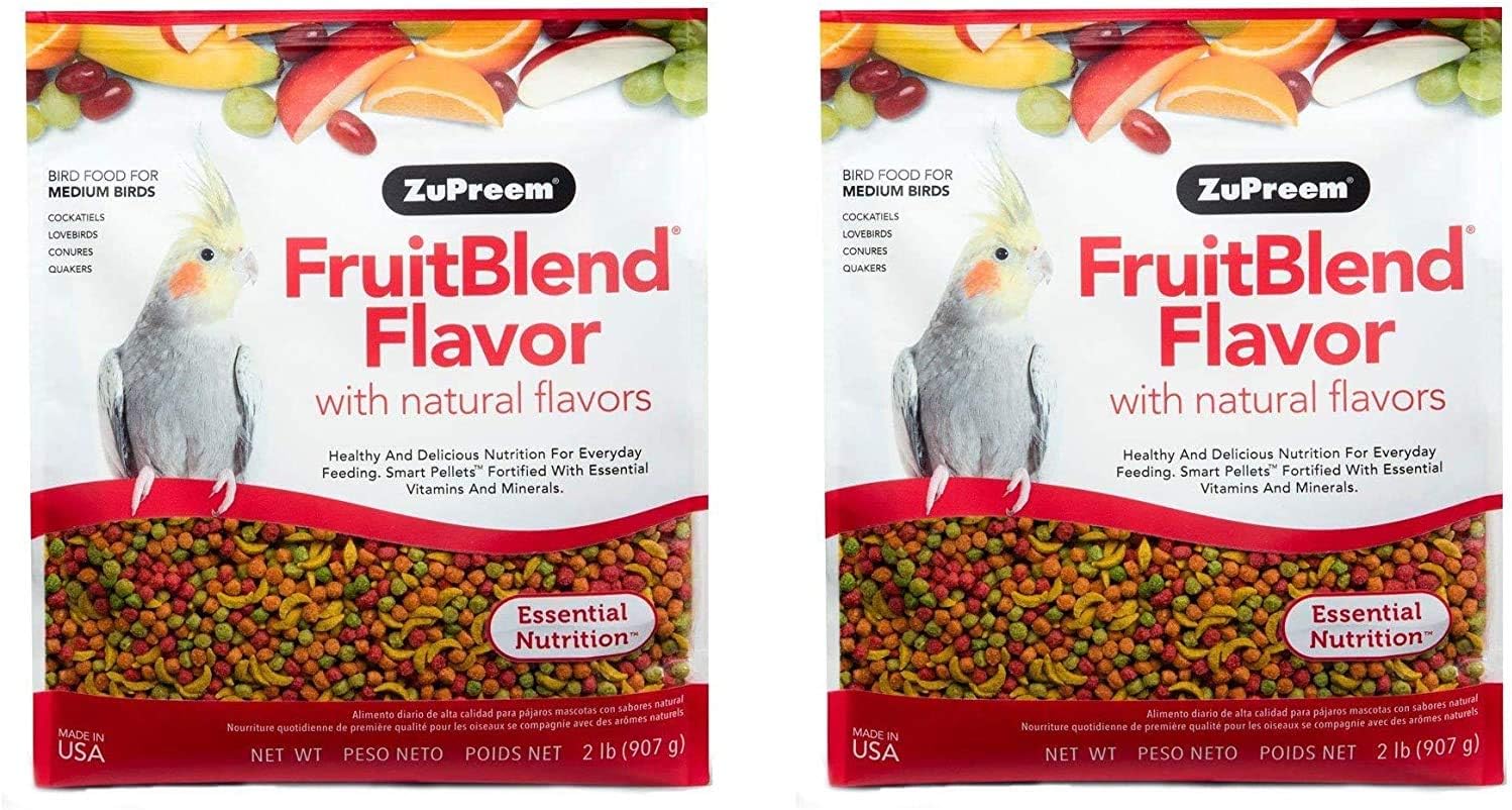 Amazon.com: ZuPreem FruitBlend Bird Pellets, Daily Bird Food for ...