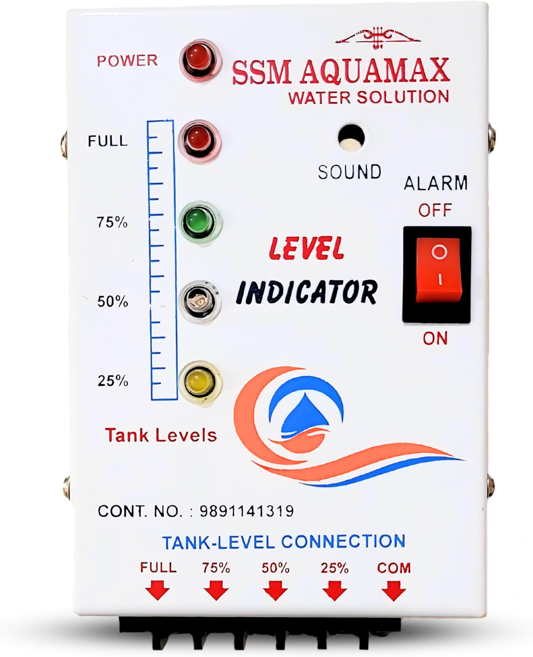 HONIX Water Level Indicator with Overflow Alarm and Empty Alarm | Auto ...