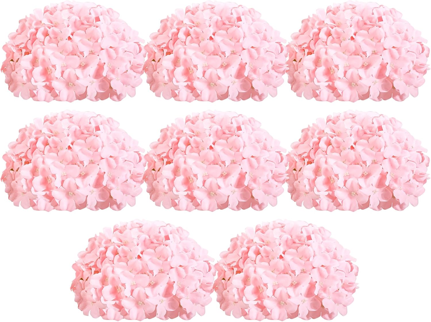 Amazon.com: Auihiay 8pcs Silk Hydrangea Flower Balls for Centerpieces ...