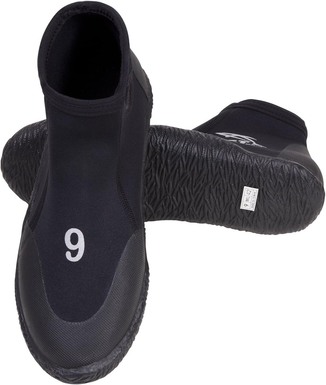 Amazon.com: IST 3mm Neoprene Dive Booties with Rubber Sole : Sports ...