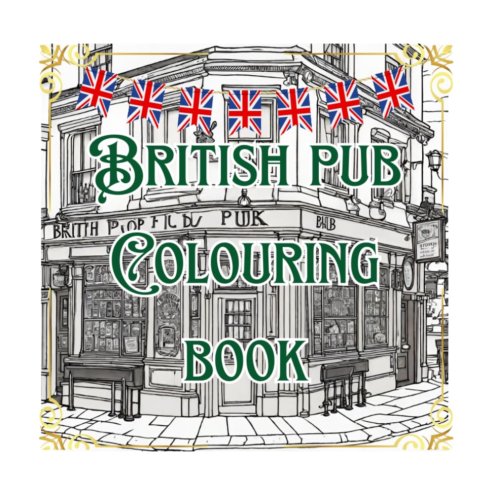 British Pub Colouring Book: Amazon.co.uk: Rawlins, Sarah: 9798865655077 ...