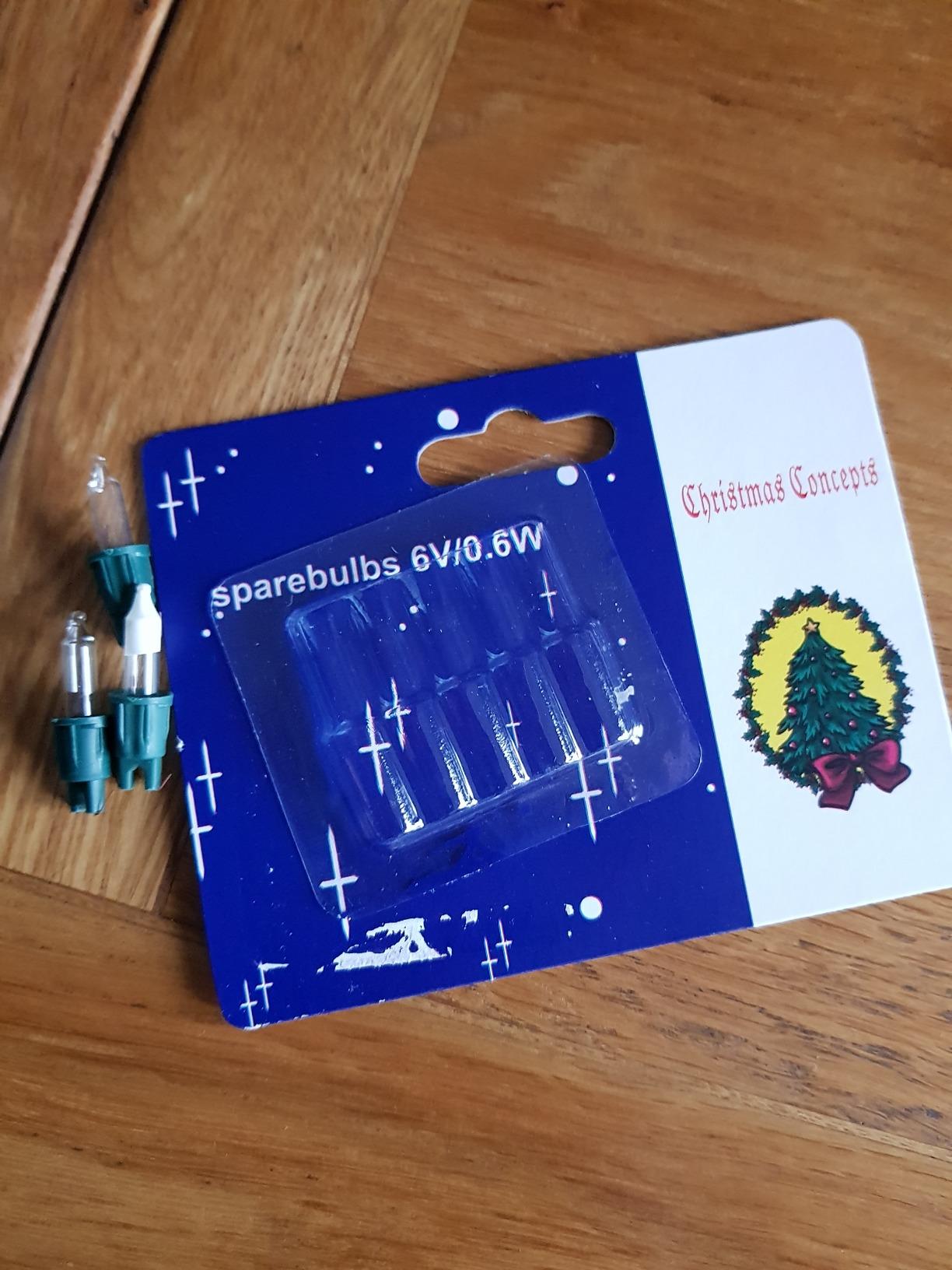 4 Clear Push In Spare Bulbs 6v 0.1a & 1 Fuse Bulb 6v 0.09a (SB18/277 ...