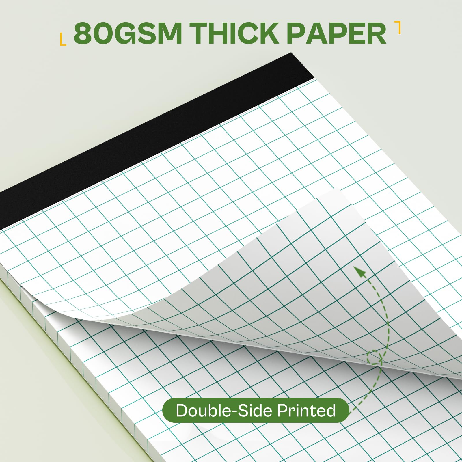 Snapklik.com : Graph Paper Pads 2 Pack Grid Paper Pad 2x2 Blue Squares ...