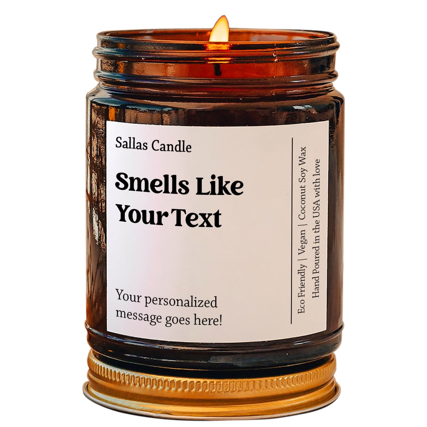 Amazon.com: Smells Like Personalized Gift Message Candle, Personalized ...