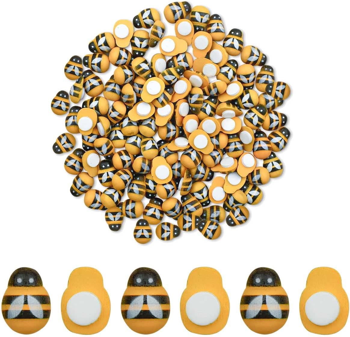 Amazon.com: 239 Pcs Bees for Crafts, Self-Adhesive Bumble Bee ...