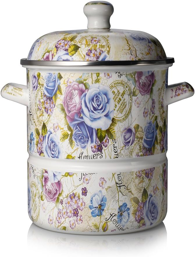 Amazon.com: Everyday steamer colored enamel craft steamer kitchen ...