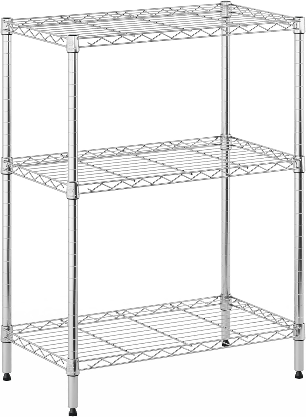 Amazon.com: Furinno Wayar 4-Tier Metal Storage Shelf Rack, 36 x 14 x 54 ...