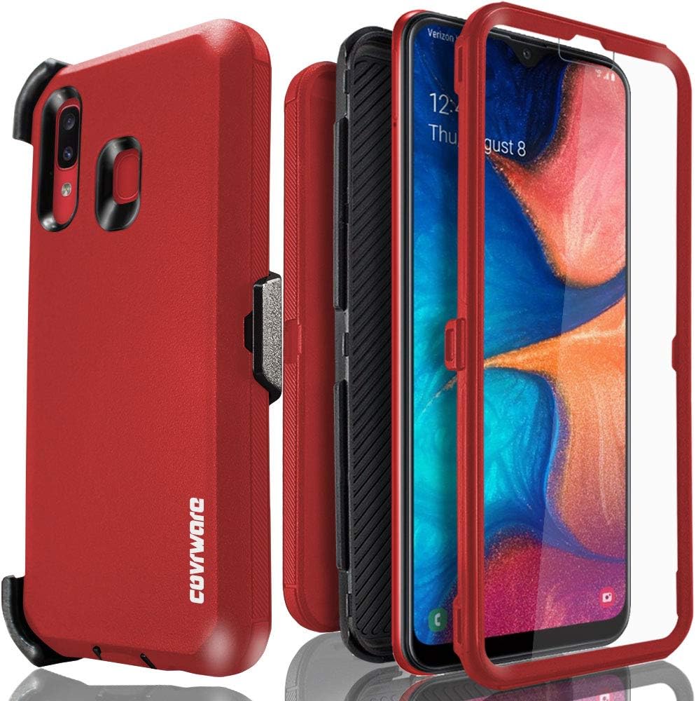Amazon.com: COVRWARE Tri Series Case for Samsung Galaxy A20 / A30 / A30S / A50 with Built-in ...