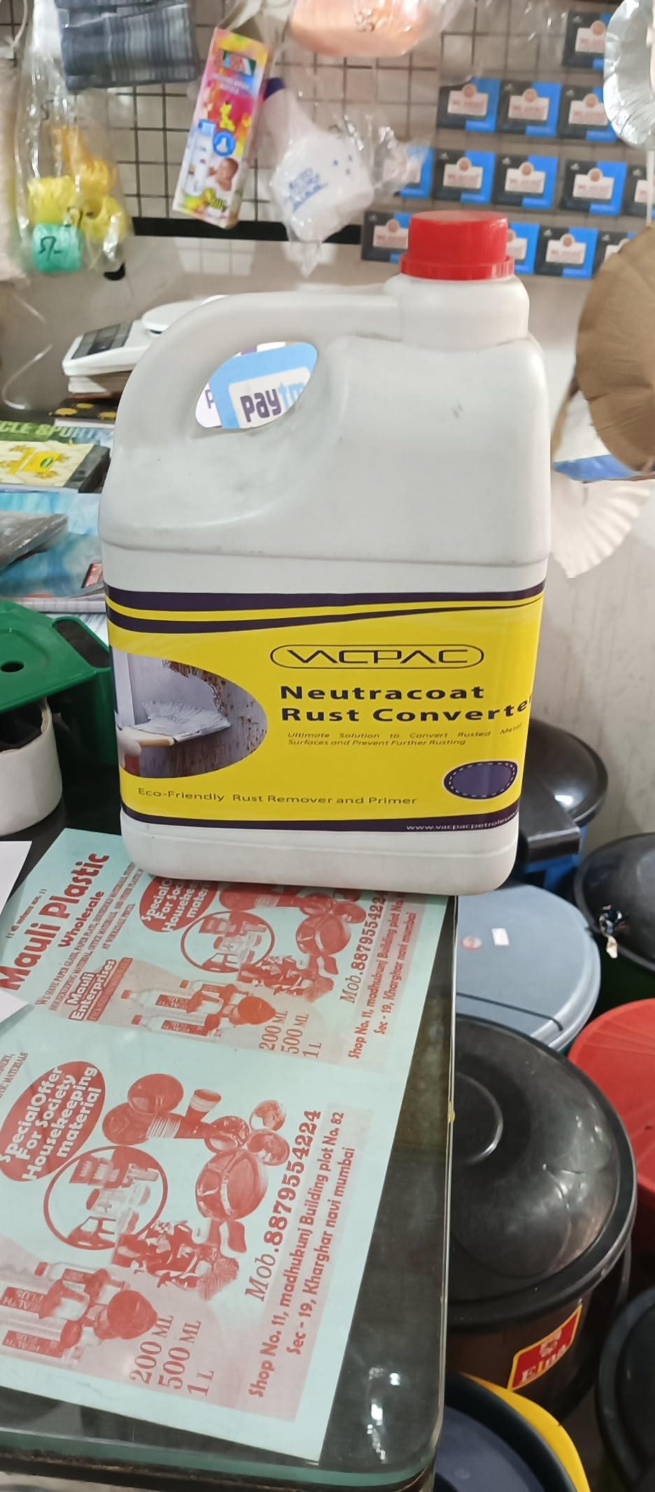 VAC PAC Neutracoat Rust Converter | 1 LTR Pack | Eco-Friendly Rust ...
